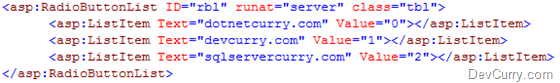 Selected Value Of Asp Radiobuttonlist Using Jquery